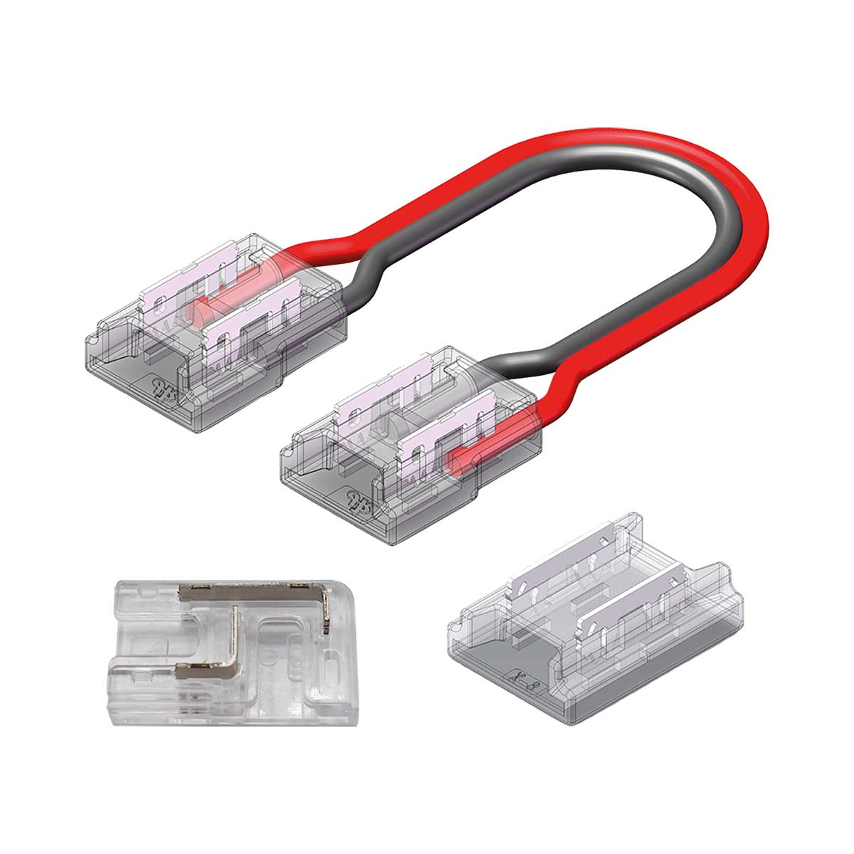 WAC-104 - ACCESORIO COPLE PARA UNIR TIRAS COB 8MM INCLUYE 5 CONECTORES ...